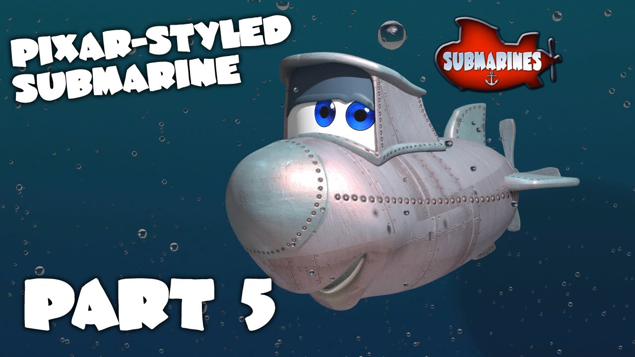 Blender Tutorial Series - Pixar-style Submarine - Part 5 - Shapekeys ...