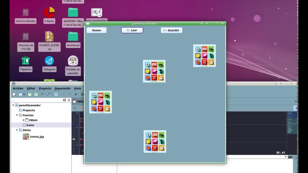 Gambas3: Haciendo Panel Lanzador Simple - YouTube