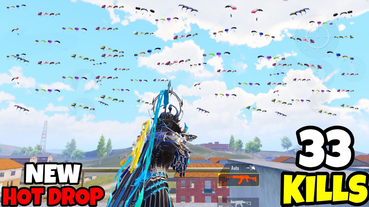 New Secret Hot-Drop Location in BGMI • (33 KILLS) • BGMI PUBGM GAMEPLAY ...