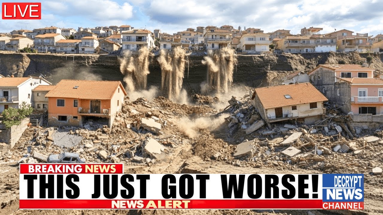 Sicily Landslide Catastrophe WORSENS: 500+ Evacuated and More Ordered ...