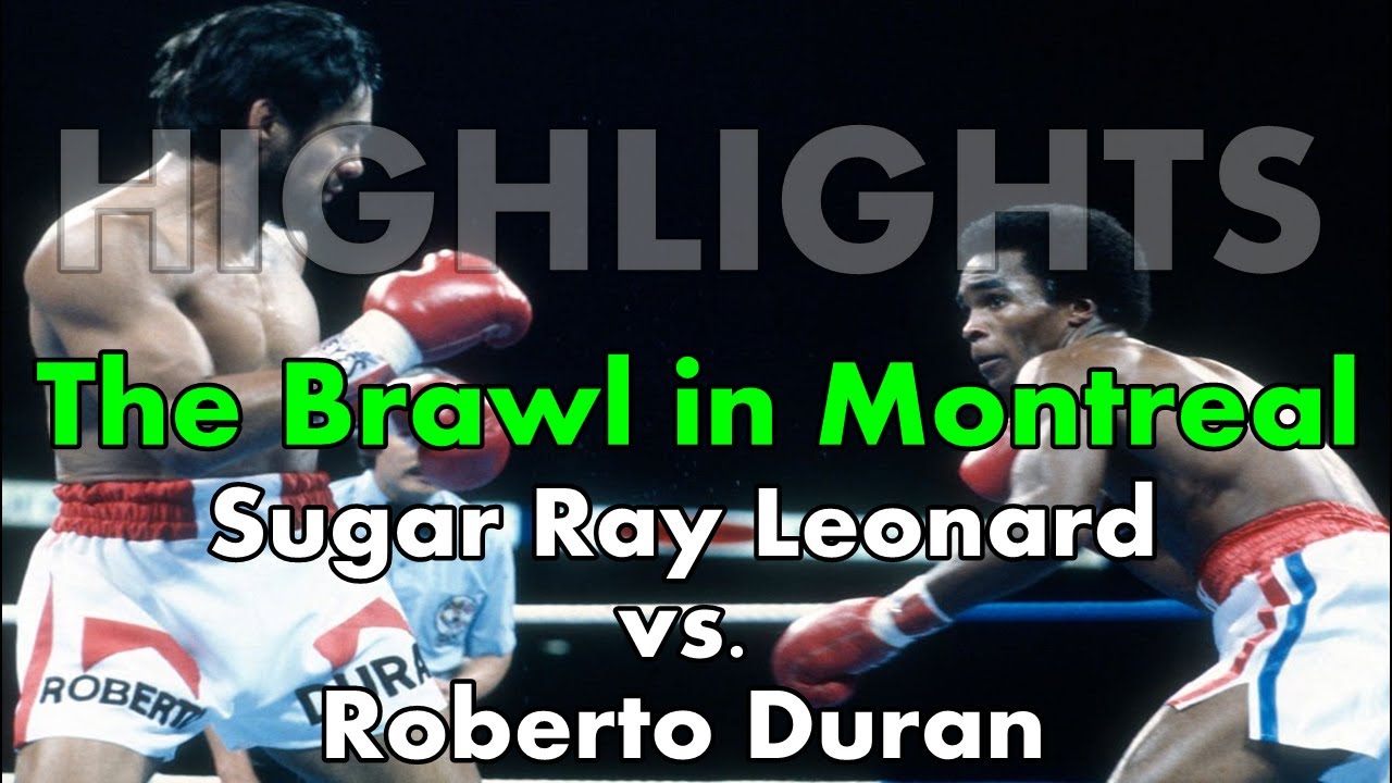 Sugar Ray Leonard vs. Roberto Duran I Boxing Scenes Classic Rounds June ...