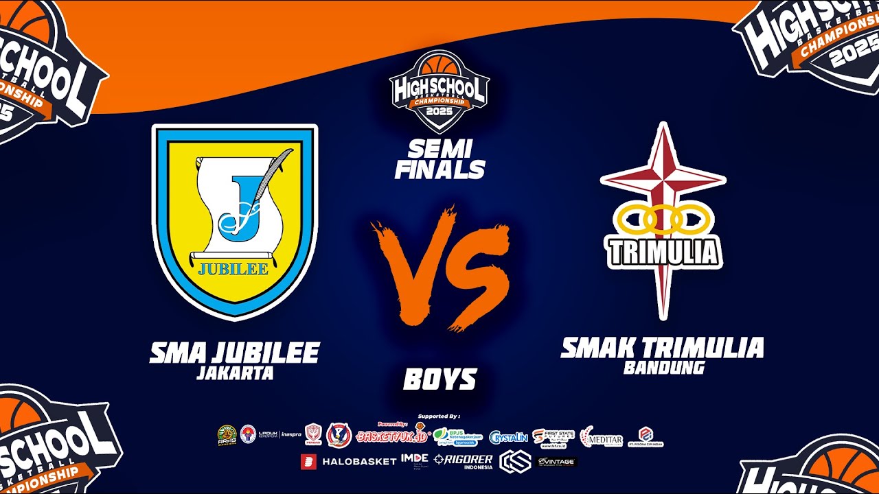 SMA JUBILEE JAKARTA vs SMAK TRIMULIA BANDUNG (HIGH SCHOOL CHAMPIONSHIP ...
