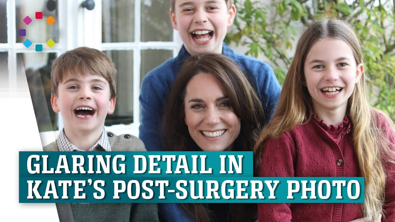 Glaring detail in Kate Middleton’s post-surgery photo ignites furore ...