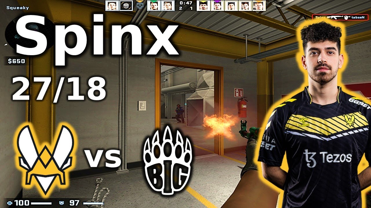 Spinx HIGHLIGHTS ONLY🔥 (27/18) - Vitality vs BIG - Nuke - CSGO POV ...