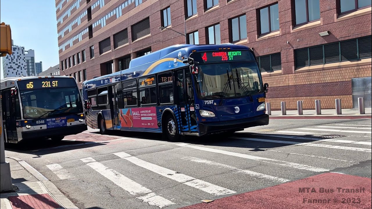 MTA NYCT Rare: 2019 New Flyer XD40 7597 Q4! - YouTube