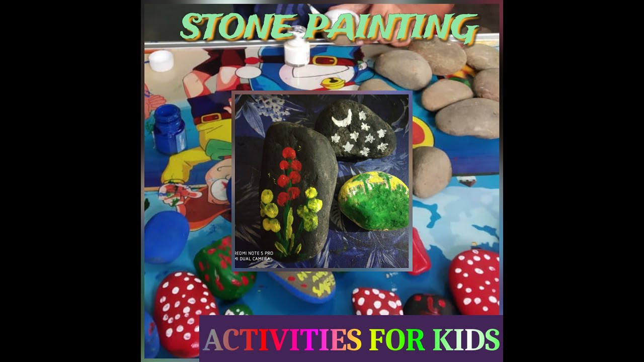 Activity based learning stone painting#इस आसान एक्टिविटी द्वारा कलर की ...