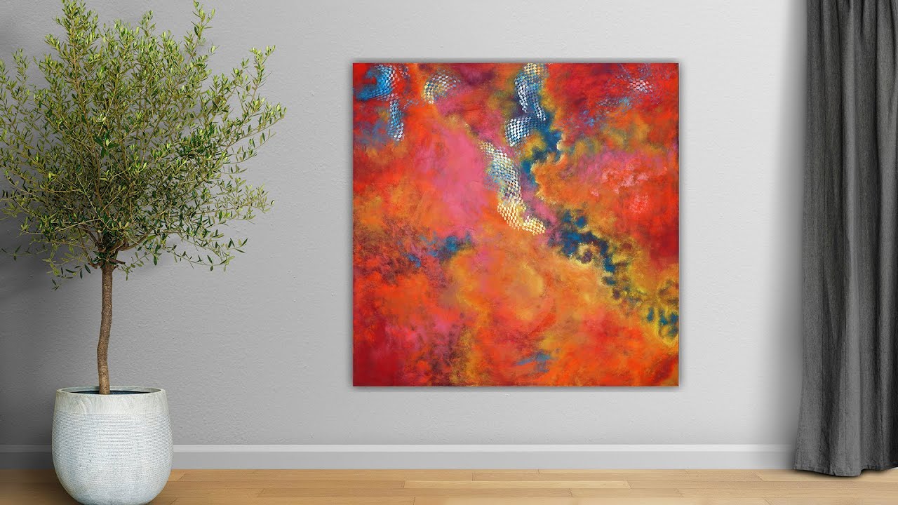 "Holi" - Hindu Bahar Festivali Tablosu | होली | Ressam Figen Çiçek ...