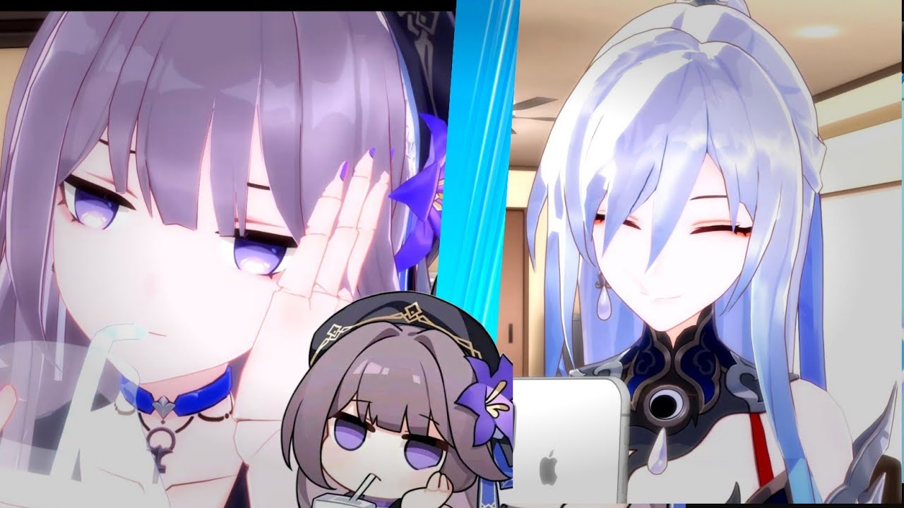 Jing Liu makes Herta emote drink milk [Honkai Star Rail MMD] - YouTube