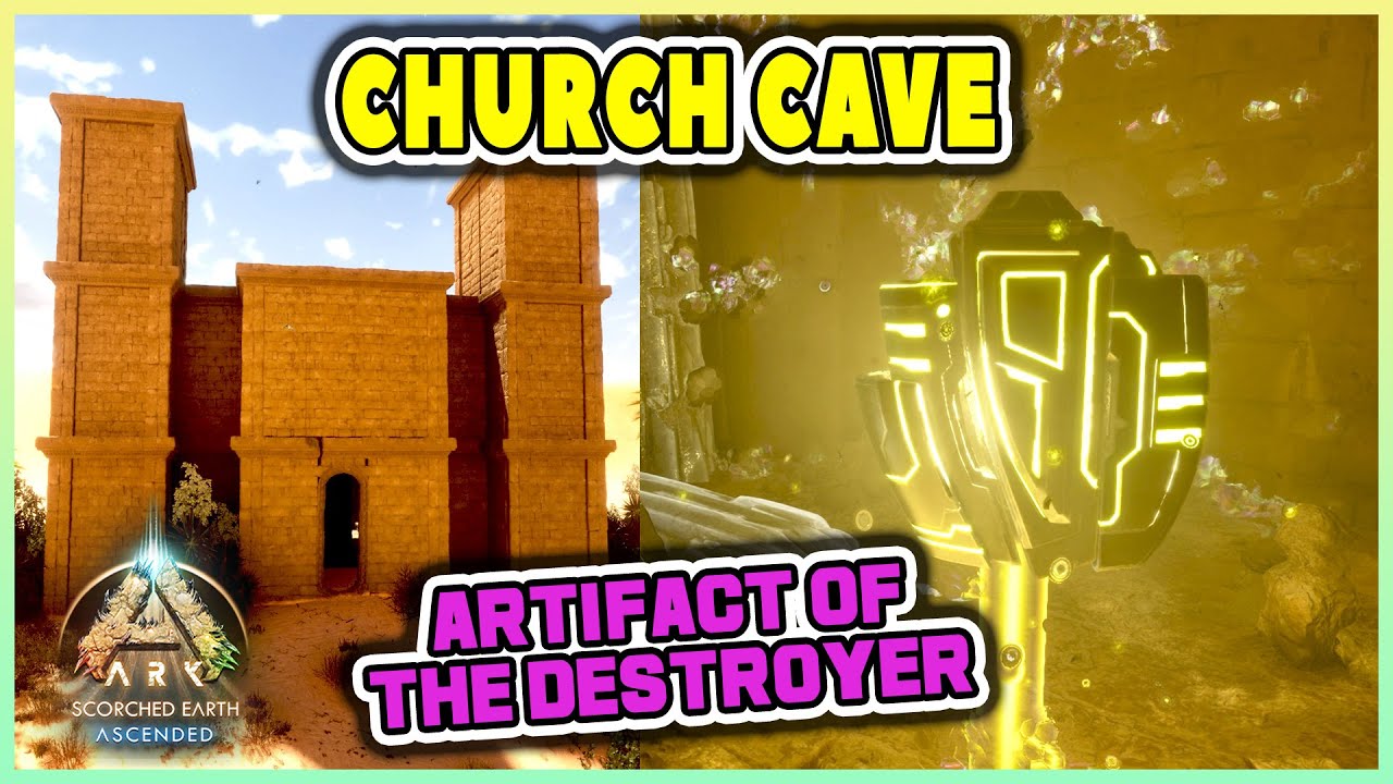 ARK Scorched Earth Ascended 🔥 95 - Church Cave - Artifact of the ...