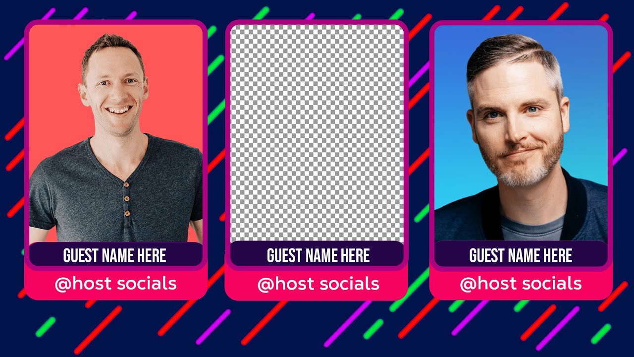 Design Your Own GUEST OVERLAYS For OBS/VDO Ninja, Evmux, Streamlabs ...