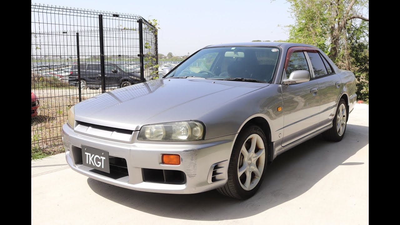 1998 NISSAN SKYLINE R34 25GT TURBO AT #1300062 - YouTube
