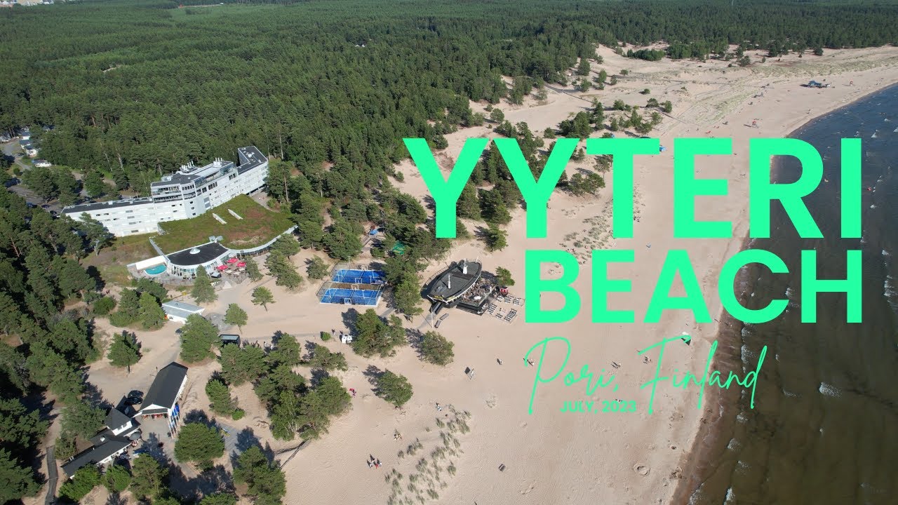 Finland’s Largest Beach 🏖️: Yyteri Beach in Stunning 4K Drone Footage ...