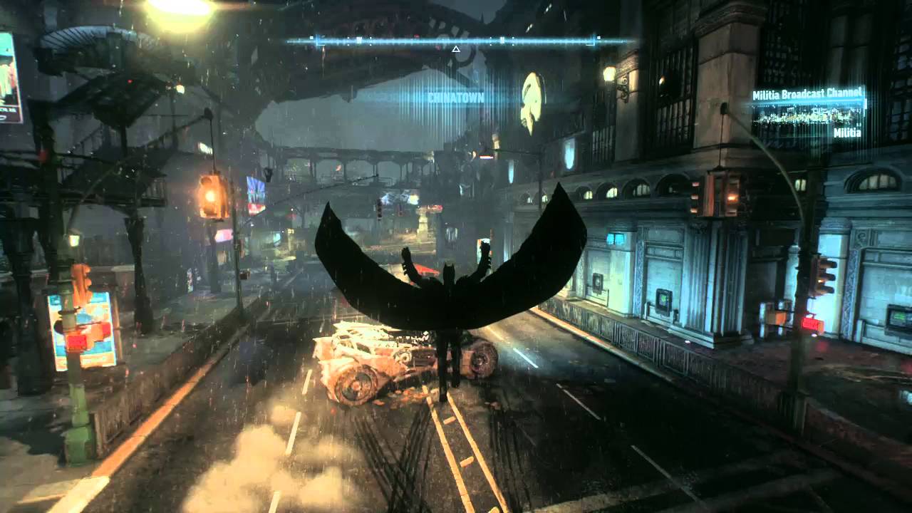 BATMAN ARKHAM KNIGHT double takedown - YouTube