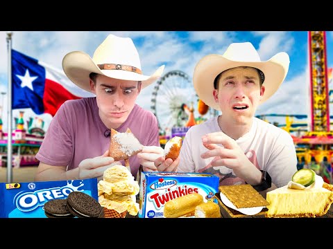 Brits go to Texas and try Deep-Fried Oreos!