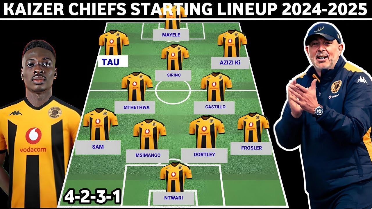 Kaizer Chiefs starting lineup under coach Nabi Azizi ki, Mayele, Tau ...