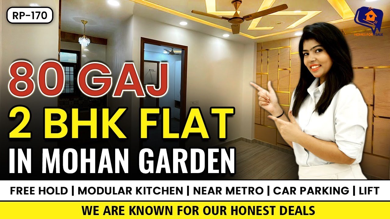 Spacious 2 BHK Flat in Mohan Garden | Semi Furnished Flat Near Metro ...