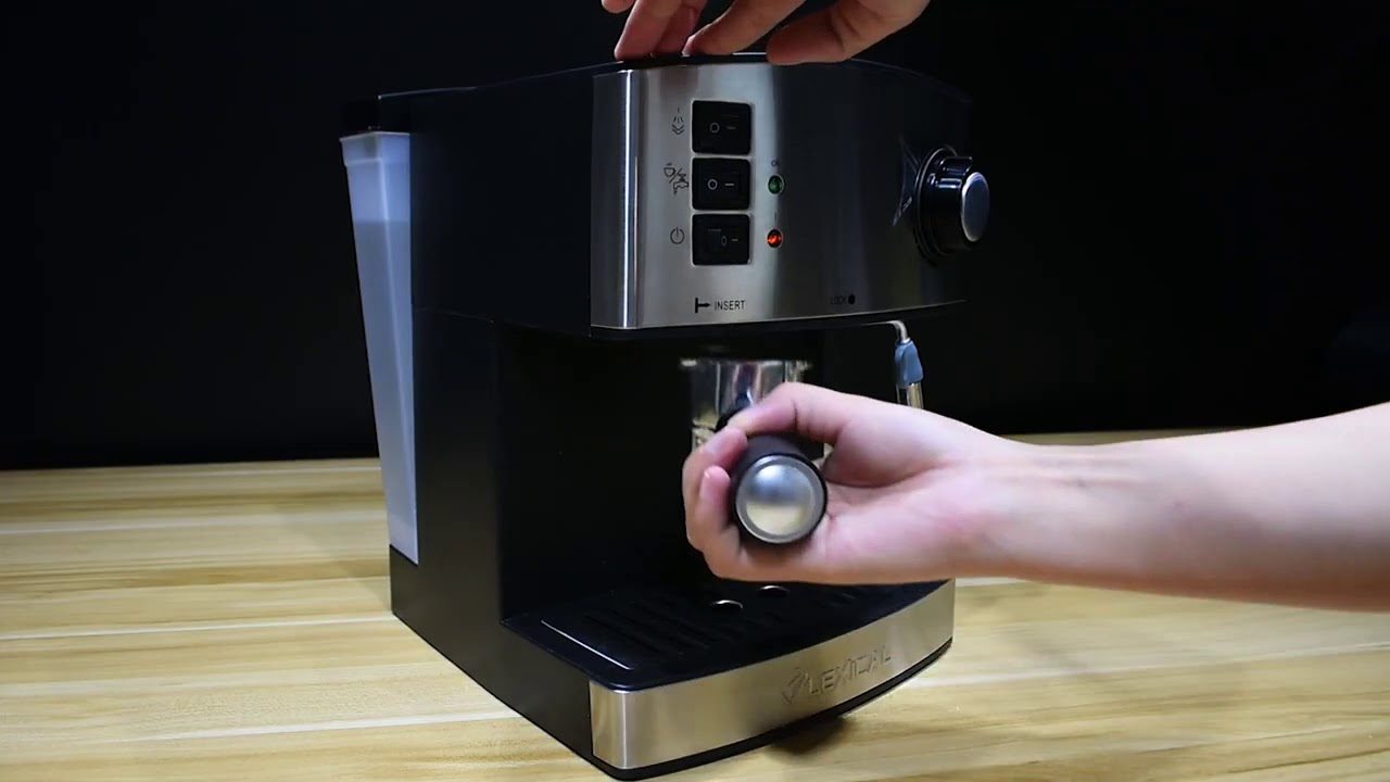 Lexical Coffee Maker Espresso LEM 0602 - YouTube