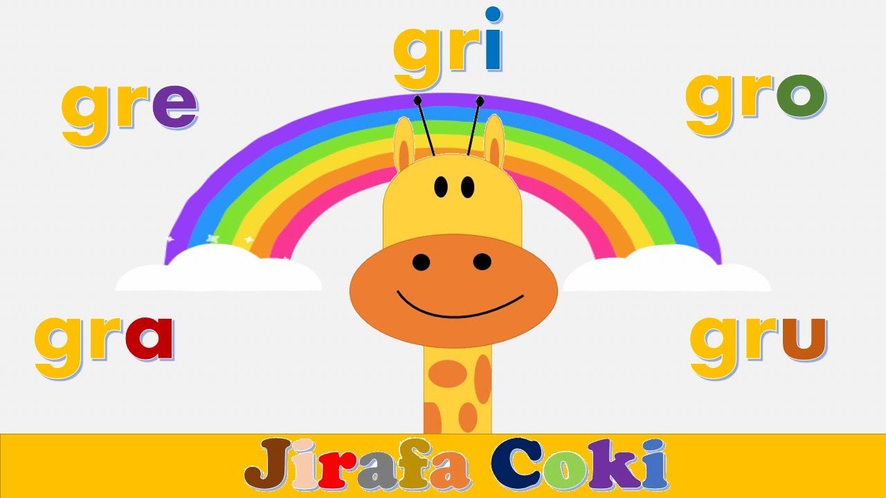 Sílabas gra gre gri gro gru – La Jirafa Coki ☺ videos educativos para ...