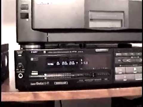High end Sony Super VHS and SuperBeta VCRs...
