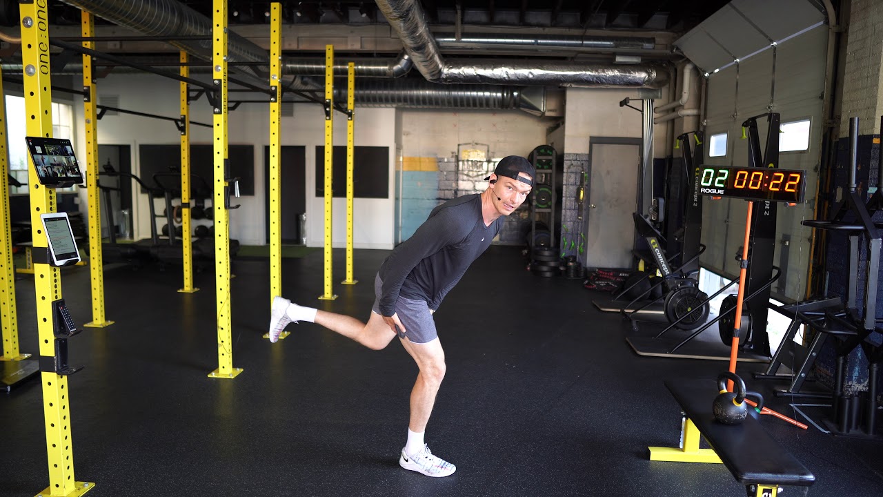 single leg hinge jump - YouTube