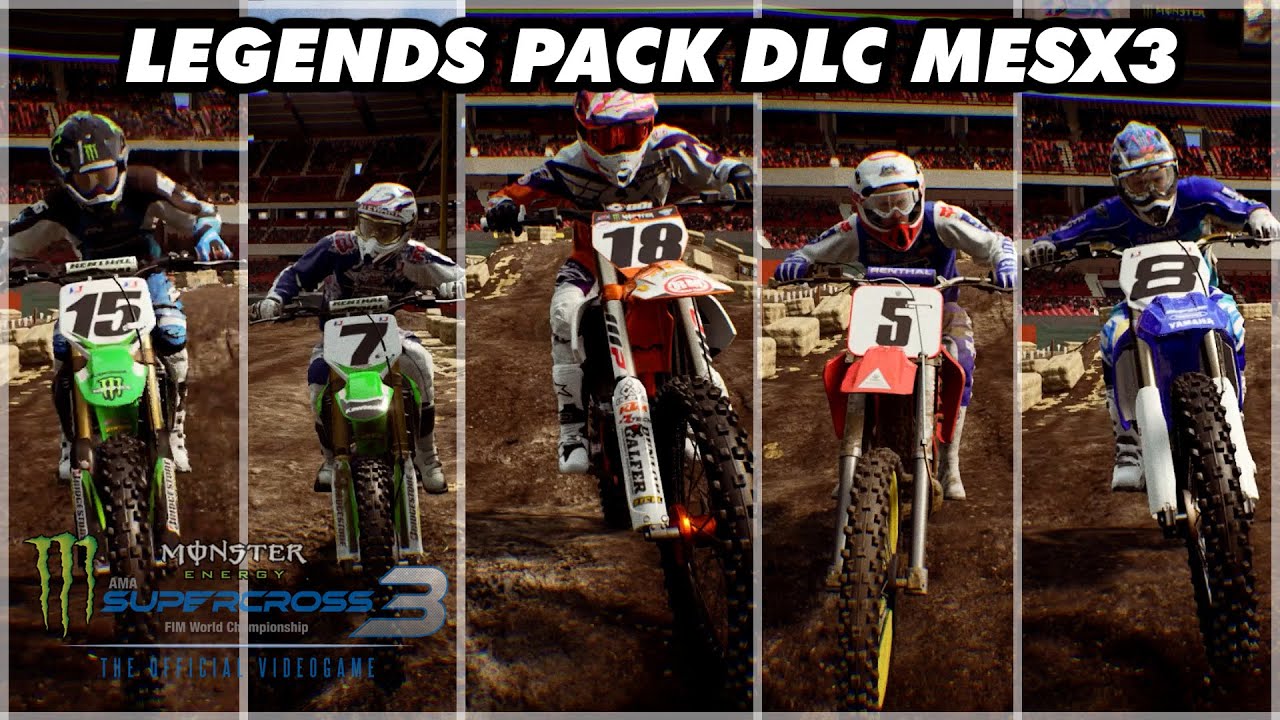 Legends Pack DLC Supercross The Game 3 - YouTube