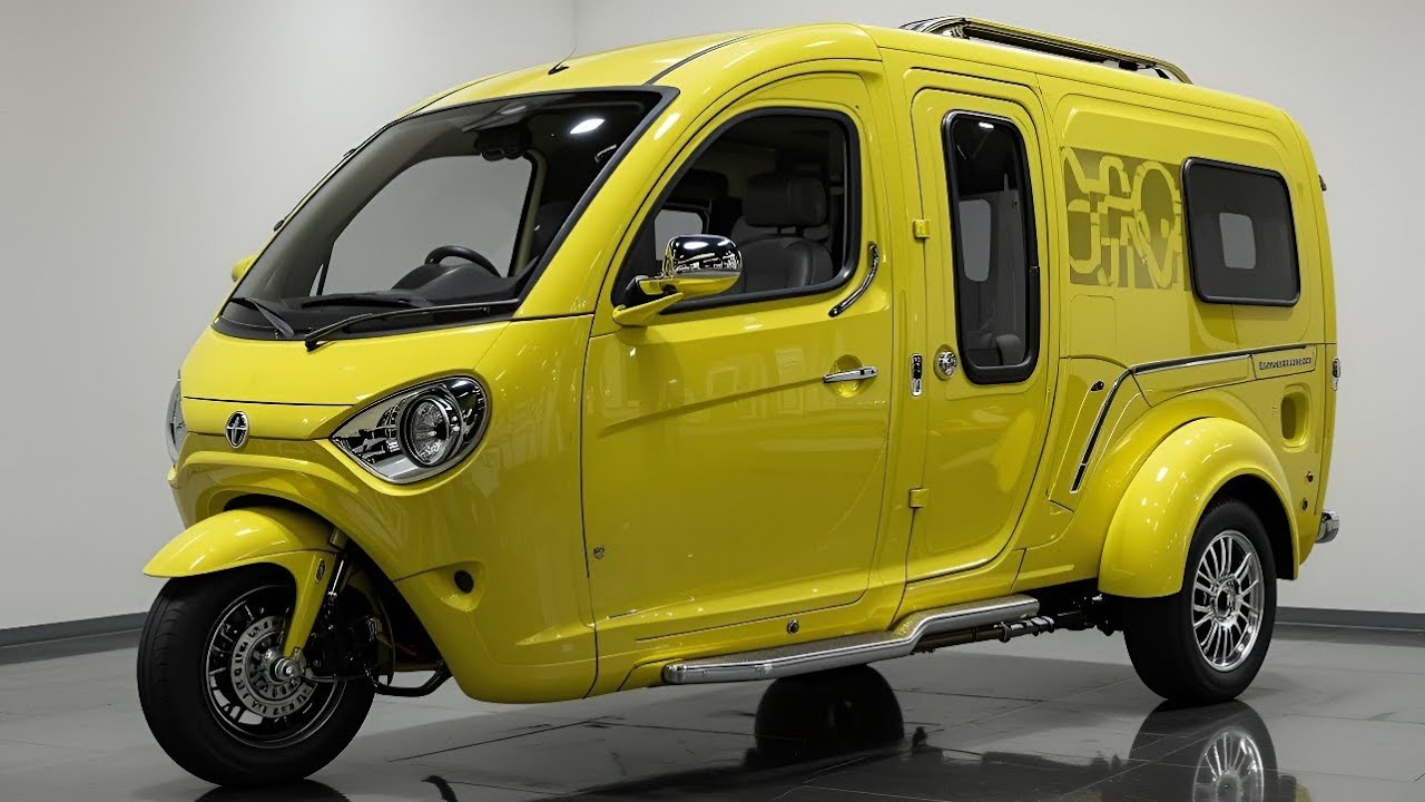 2026 Mint Yellow Electric Tricycle Camper — The Future of Tiny RVs Is ...