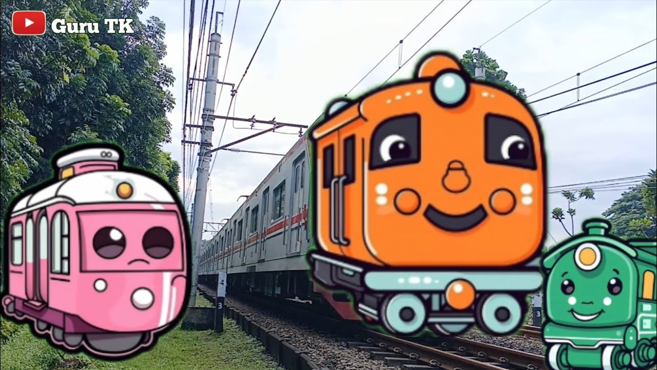 TEBAK GAMBAR KERETA API LUCU - YouTube