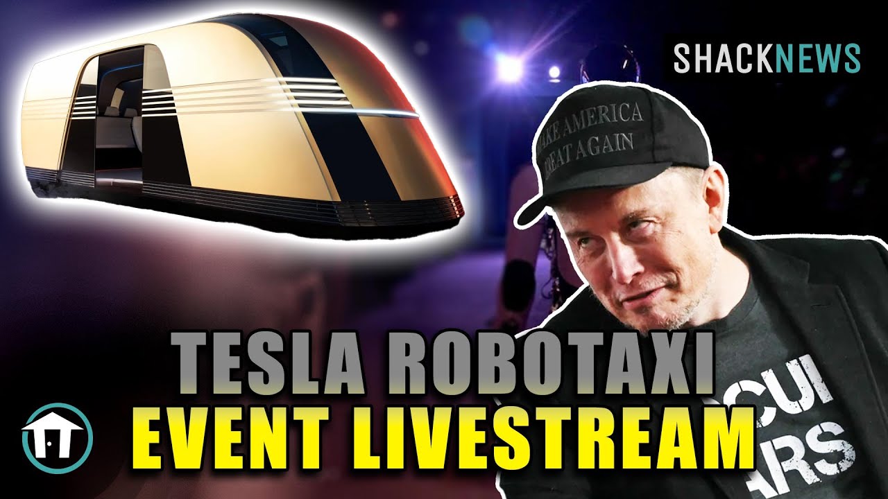 Tesla 'We, Robot' Robotaxi Presentation Reaction Livestream - YouTube