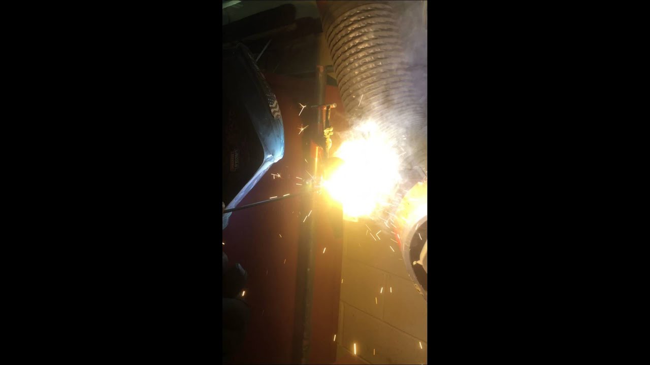 2G horizontal open root stick welding - YouTube