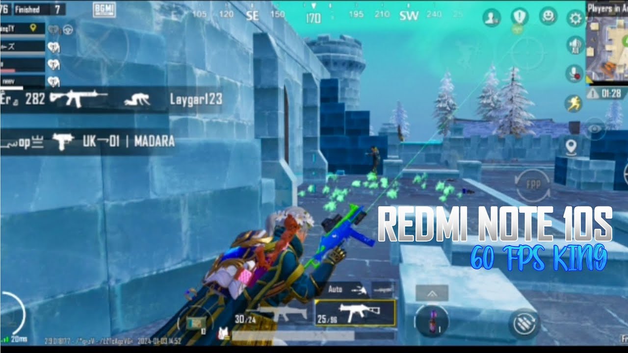 Bgmi snow Village Unexpected 1v4 Clutch - Bgmi intense fight - @legit # ...