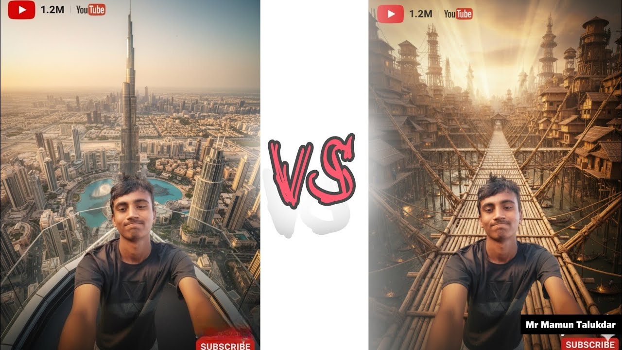 Bashir city one dollar Mr Mamun Talukdar ! Dubai vs Bashir city - YouTube