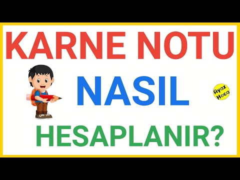 Karne Notu Nasıl Hesaplanır | Ortaokul | 2019 2020