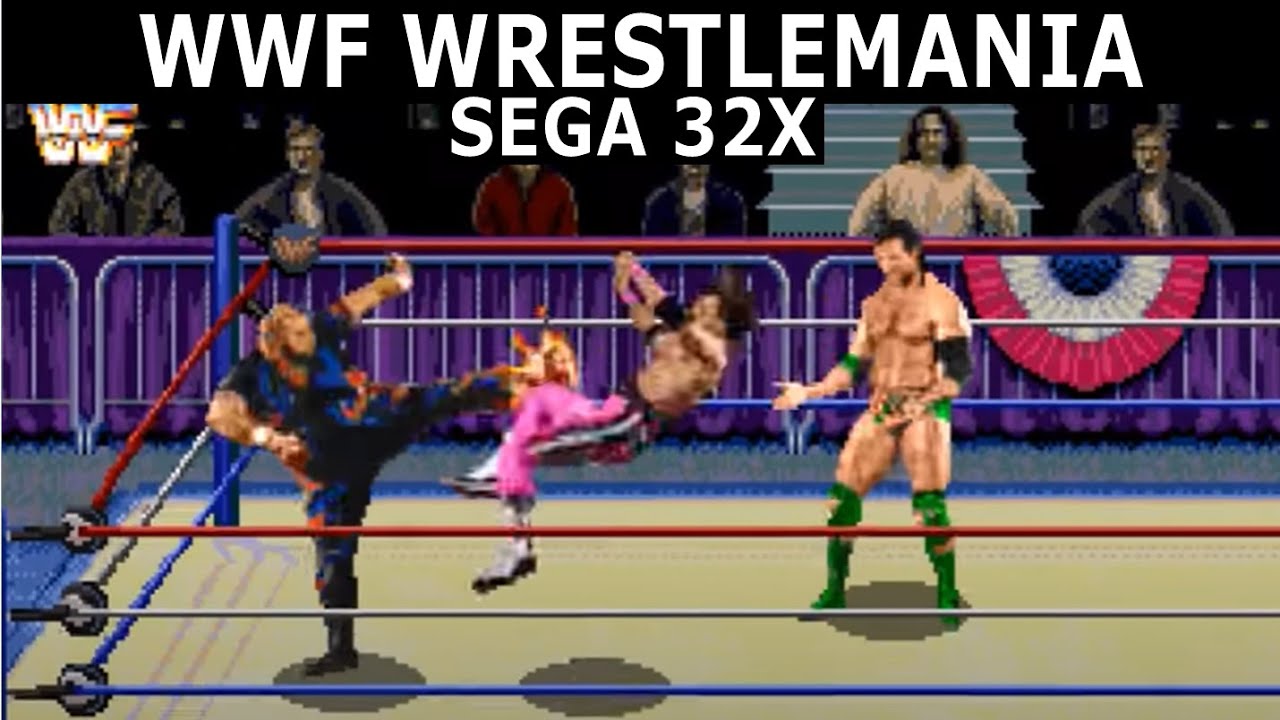 [255] WWF WrestleMania The Arcade Game (1995) / Very Hard / Sega 32X ...