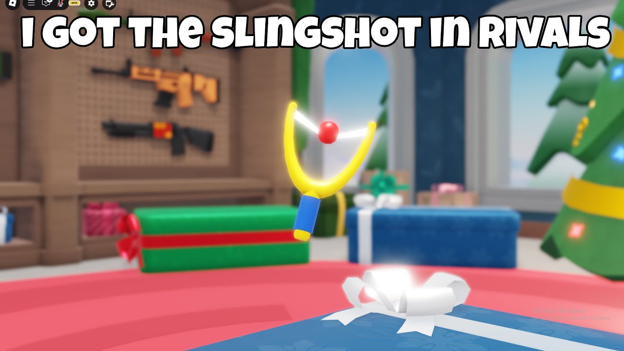 I GOT THE SLINGSHOT IN RIVALS (Roblox) - YouTube