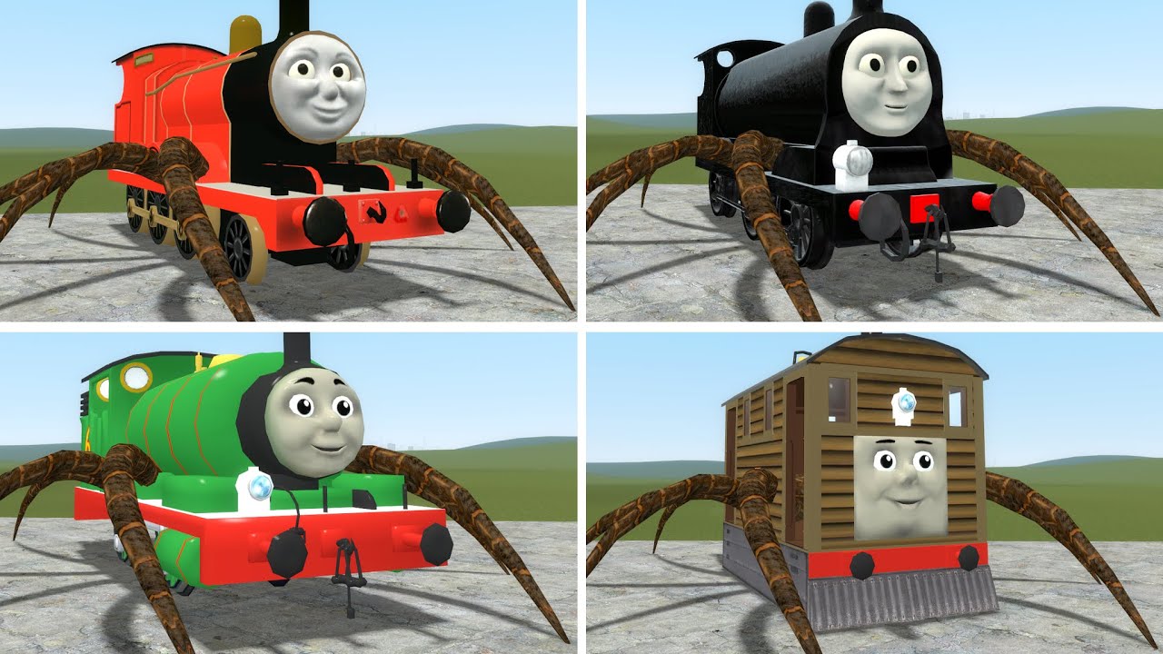 New Spider Thomas and Friends in Garry's Mod - YouTube