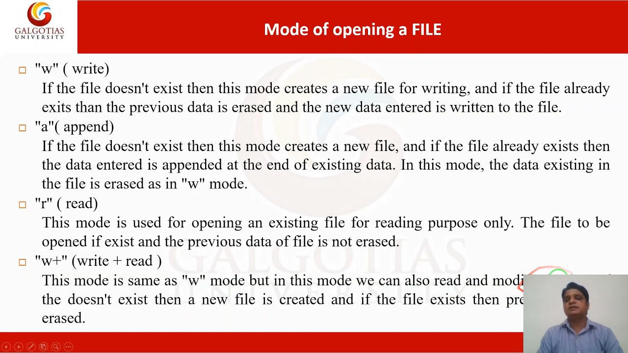 Bcs01t1003 Programming For Problem Solving Using C Creating Opening And Closing The File 3515