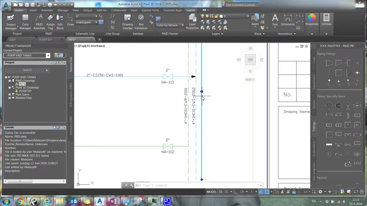 Plant 3D tutorial- changing linetype and annotate - YouTube