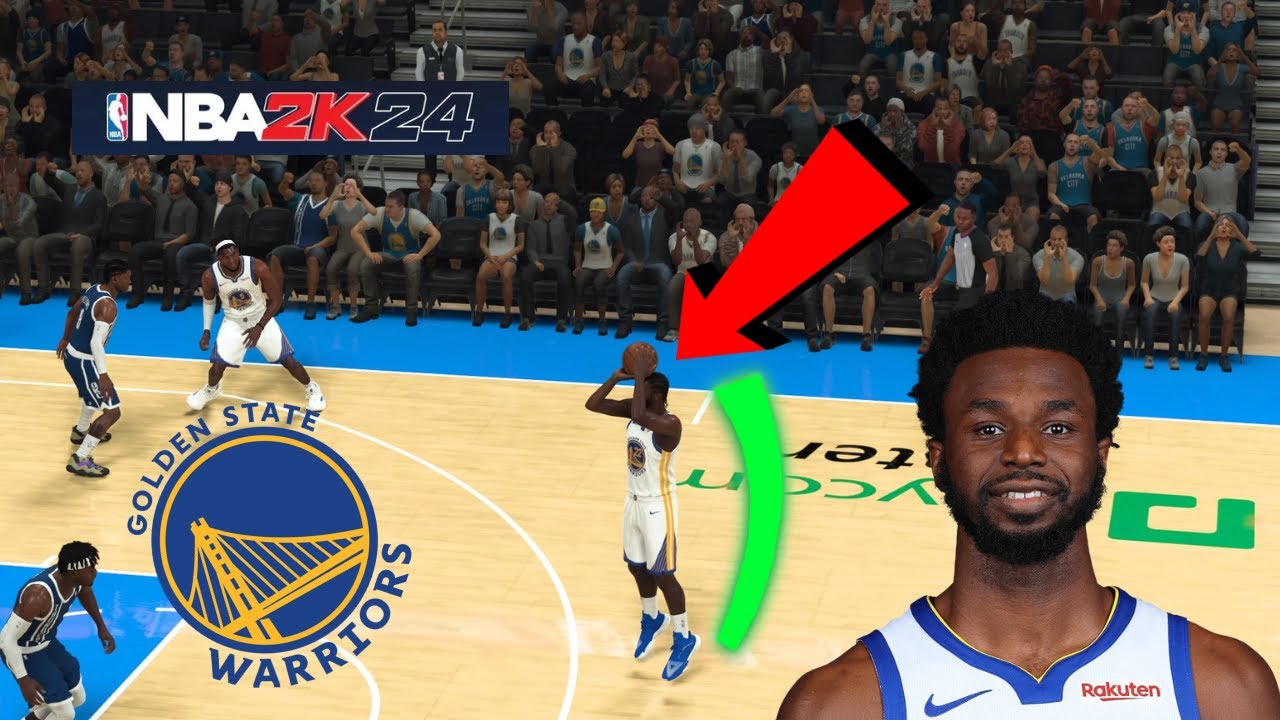 NBA 2K24 ANDREW WIGGINS IS ON FIRE FROM THE 3 POINT LINE SHOOTING LIGHTS OUT MY LEAGUE GAMEPLAY ...