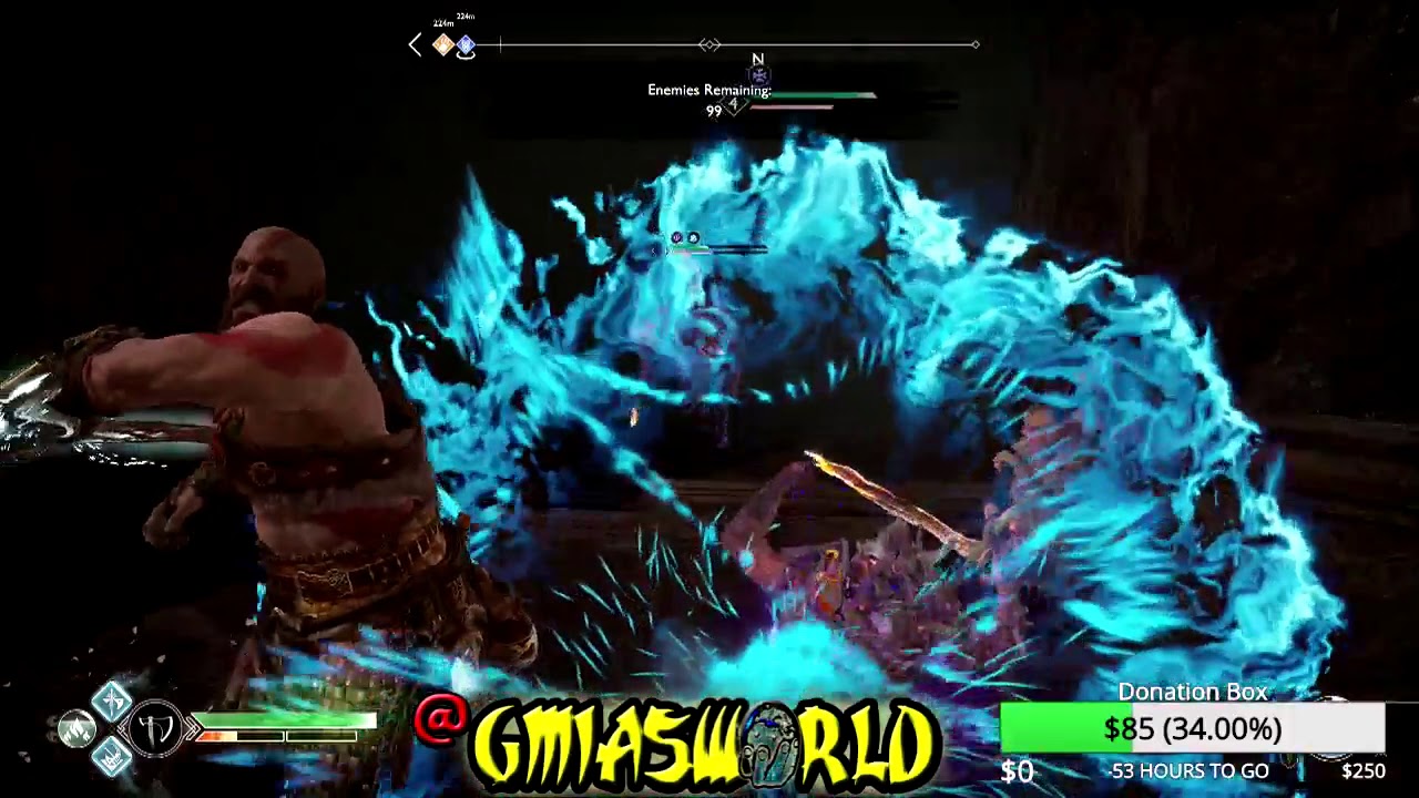 God of War 4 - Kratos Inside The Fire Realm, Depths of Hell (God of War ...