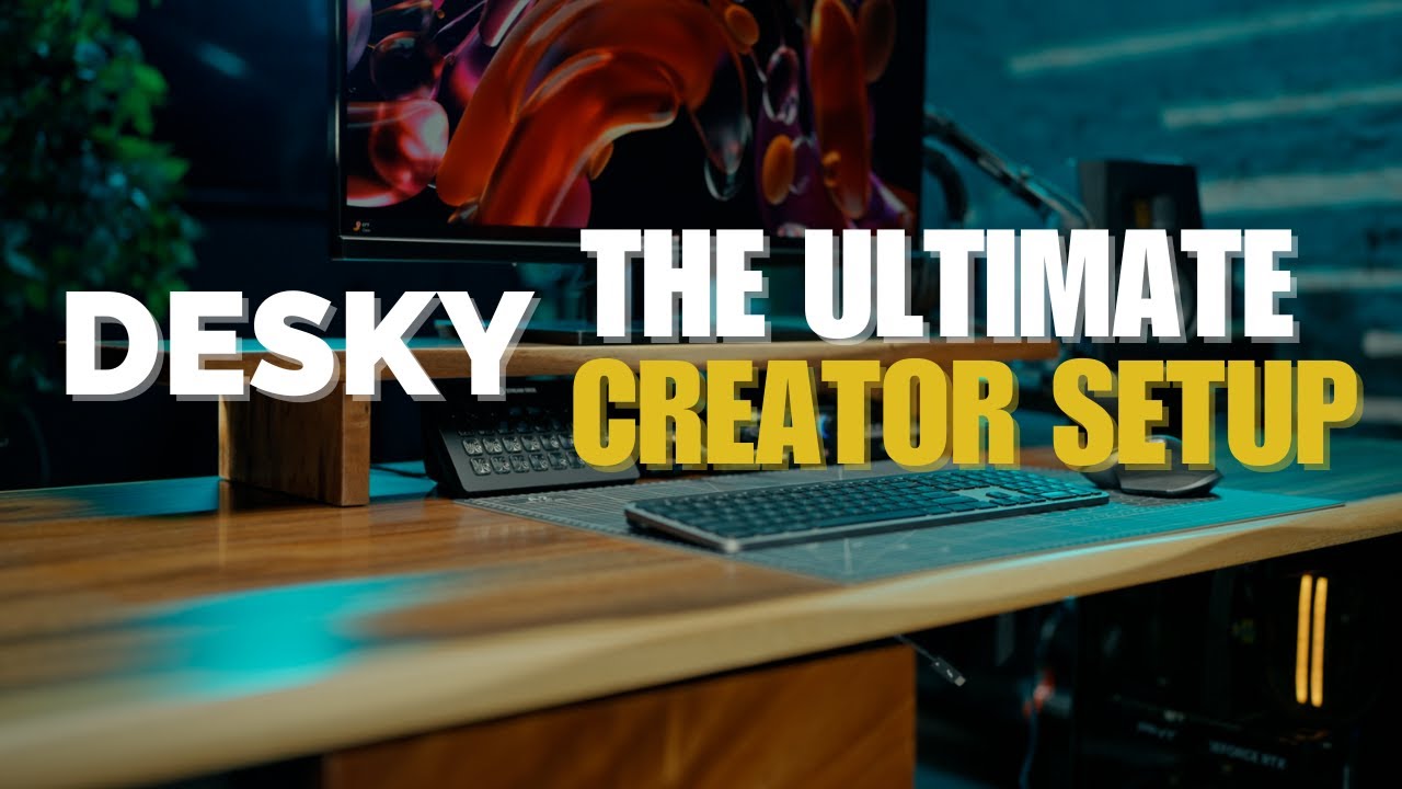 My Ultimate Creator Setup For 2025 DESKY Desk From My Old FlexiSpot ...