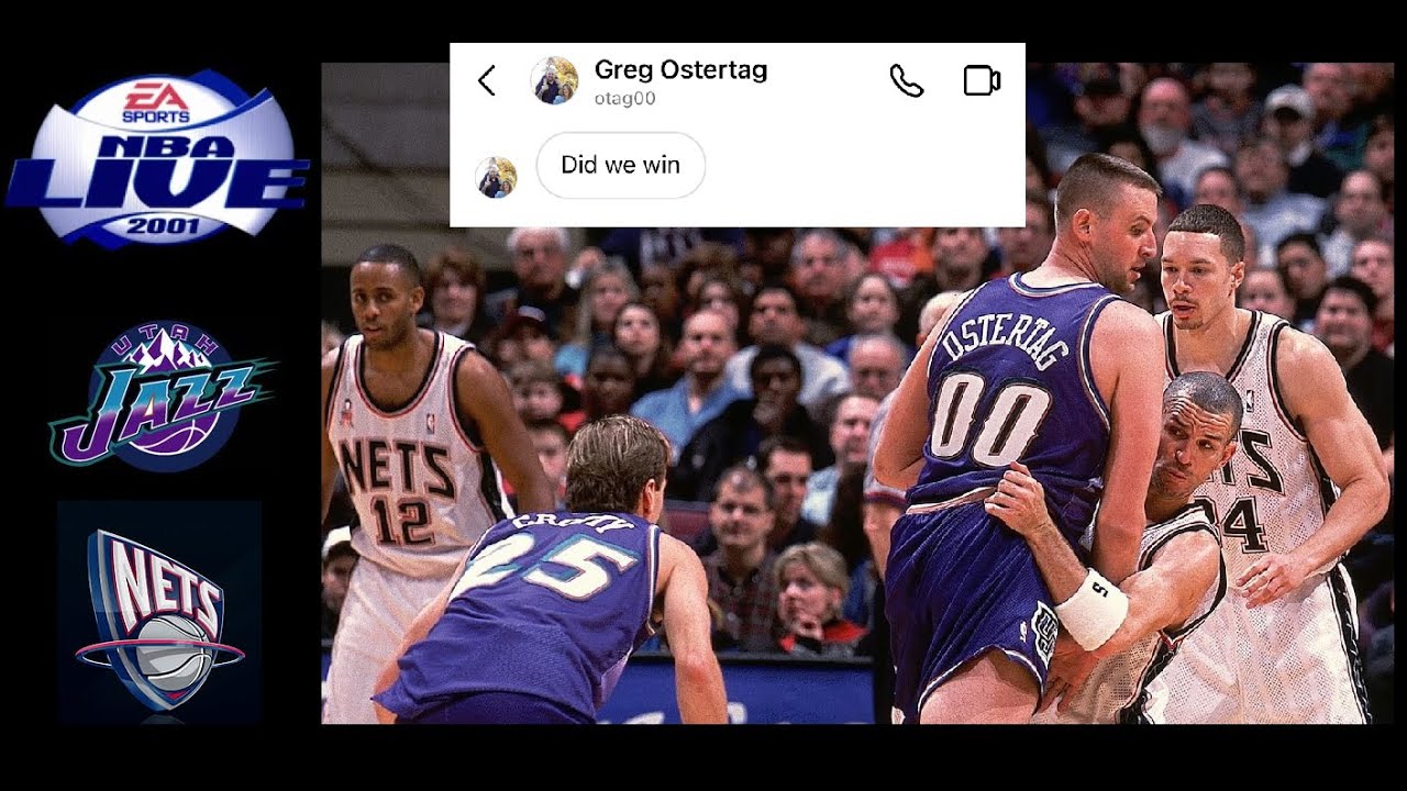 Jazz vs Nets - NBA Live 2001 - YouTube