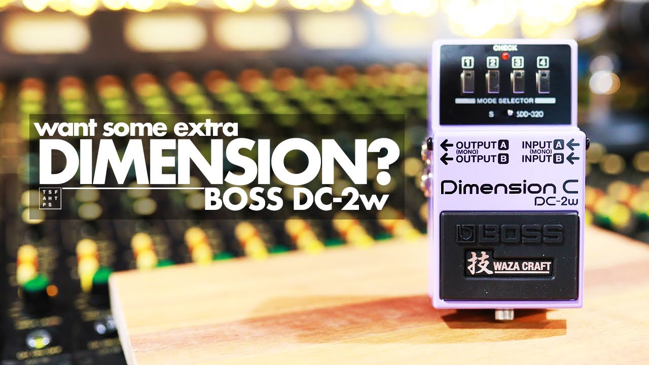 Boss DC-2w...the 'make wider-er' pedal - YouTube