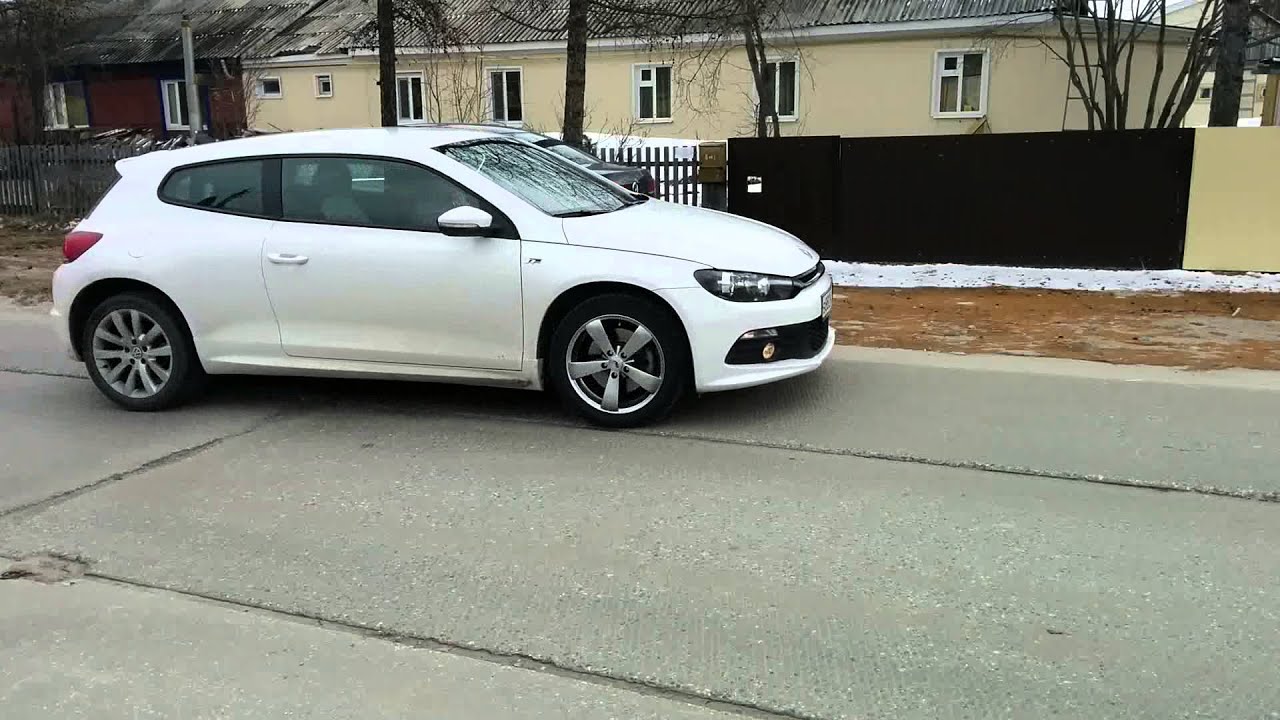 VW Scirocco на AEZ Wave 17 - YouTube