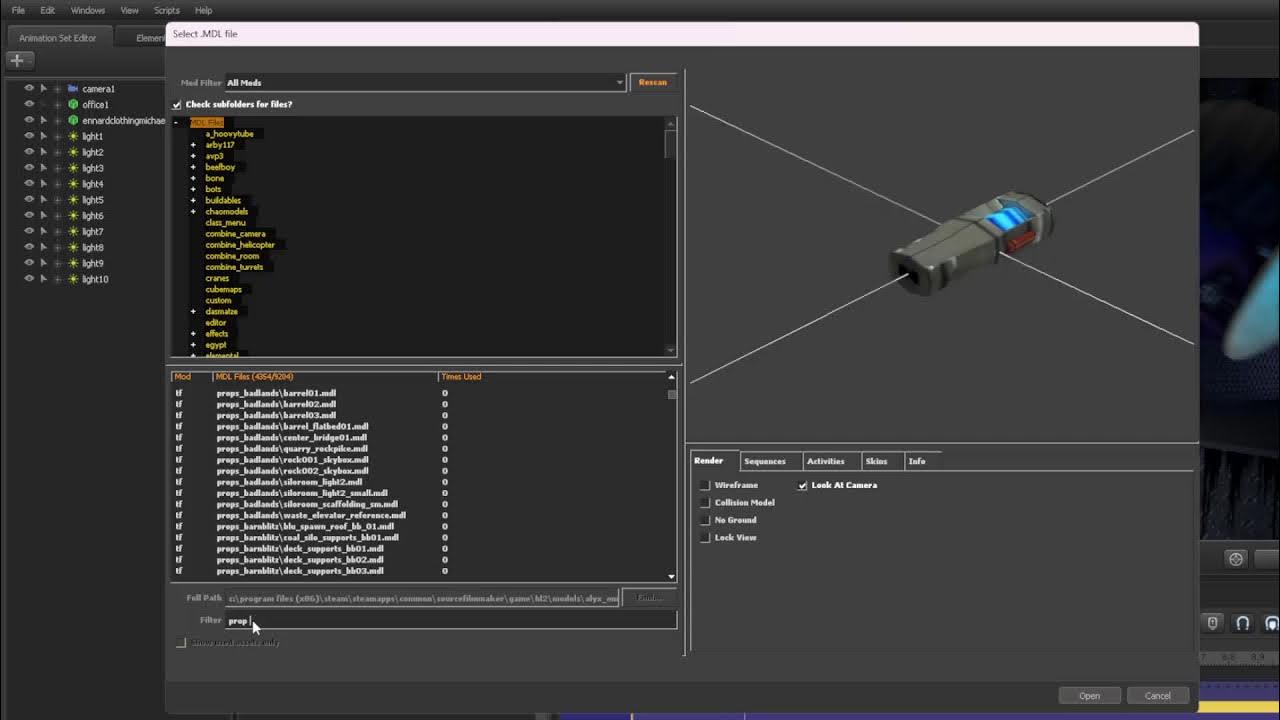 SFM - Animating Collab Parts.. - YouTube
