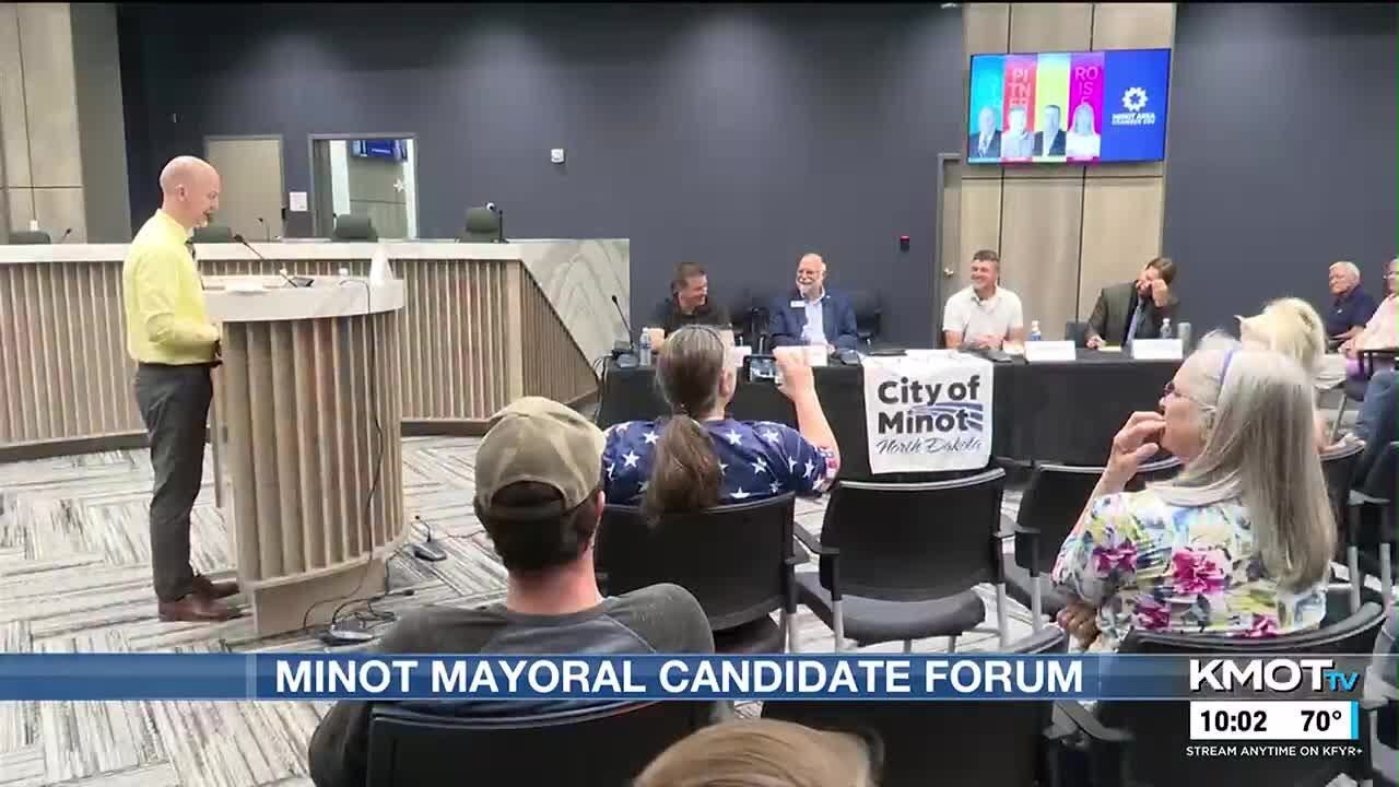 Minot mayoral candidates address priorities if elected at Chamber forum ...