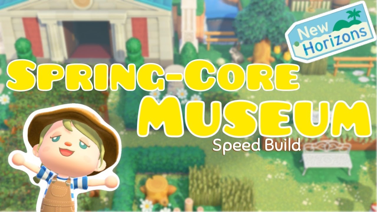 Cute Spring Museum Build | ACNH | Speed Build - YouTube