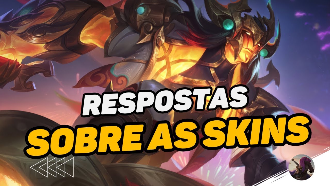 RESPOSTAS DA RIOT SOBRE AS SKINS - YouTube