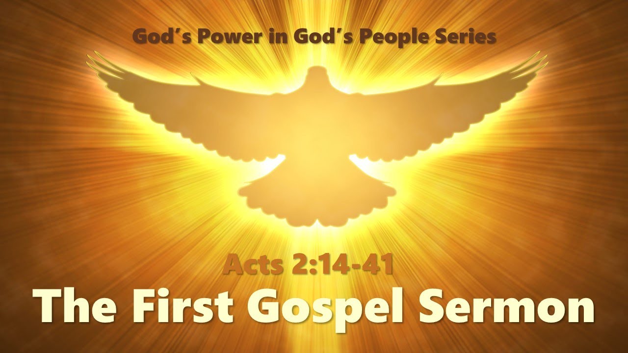 The First Gospel Sermon: God's Power in God's People Series - Jason ...