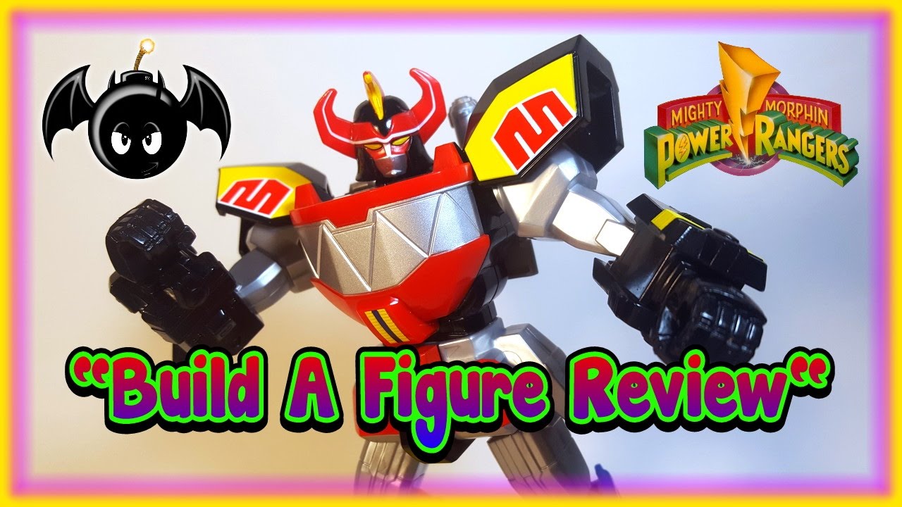 Mighty Morphin Power Rangers Build a Megazord figure review. (Legacy ...