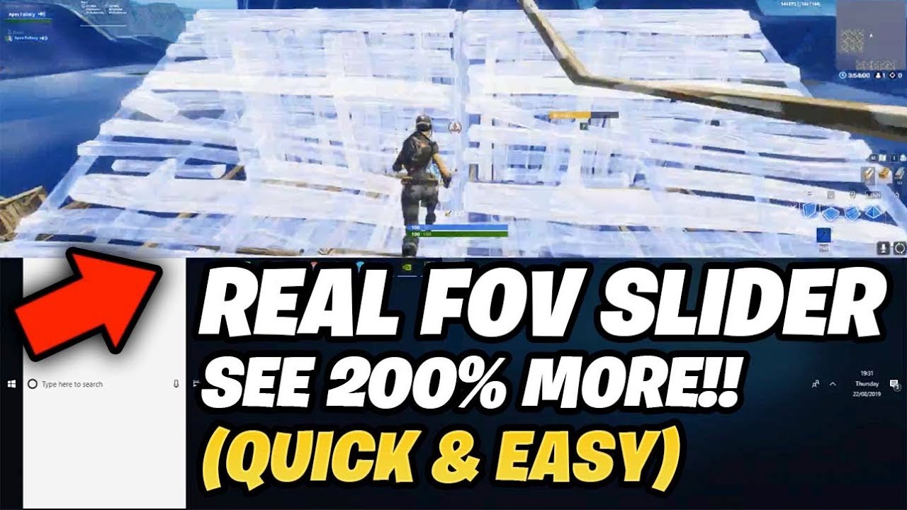 *WORKING* FOV Slider in Fortnite (Tutorial) - YouTube